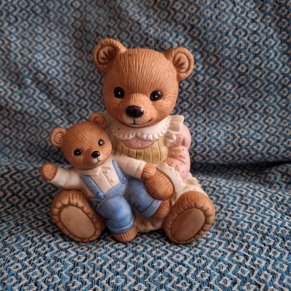 Homco | Other | Homco Adorable Mama And Baby Bear Figurine Set | Poshmark